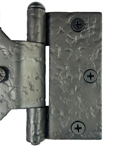 7" L Half Surface Hinge, Pair