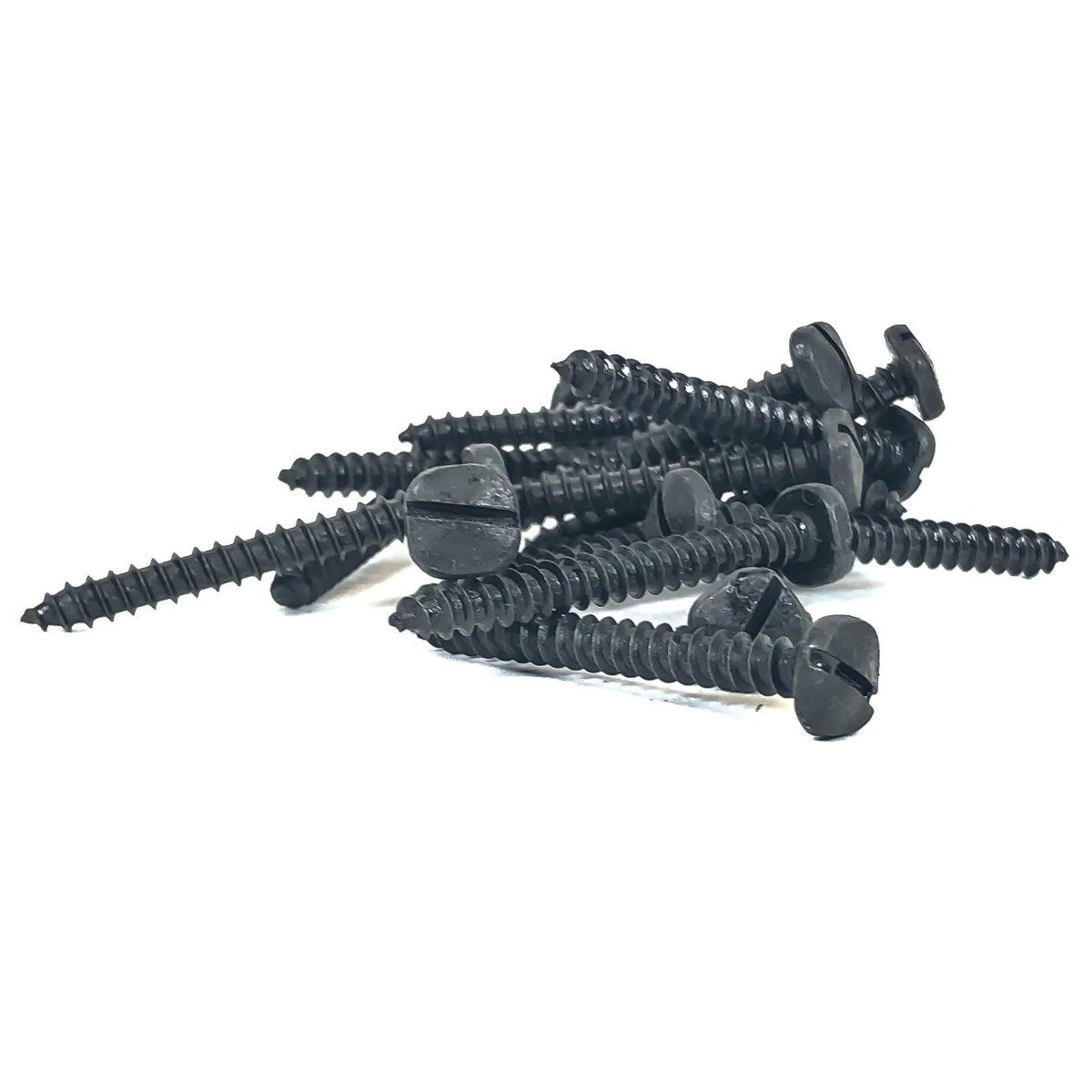 Black 1-1/2" x 8 Pyramid Head Wood Screw, Box 100