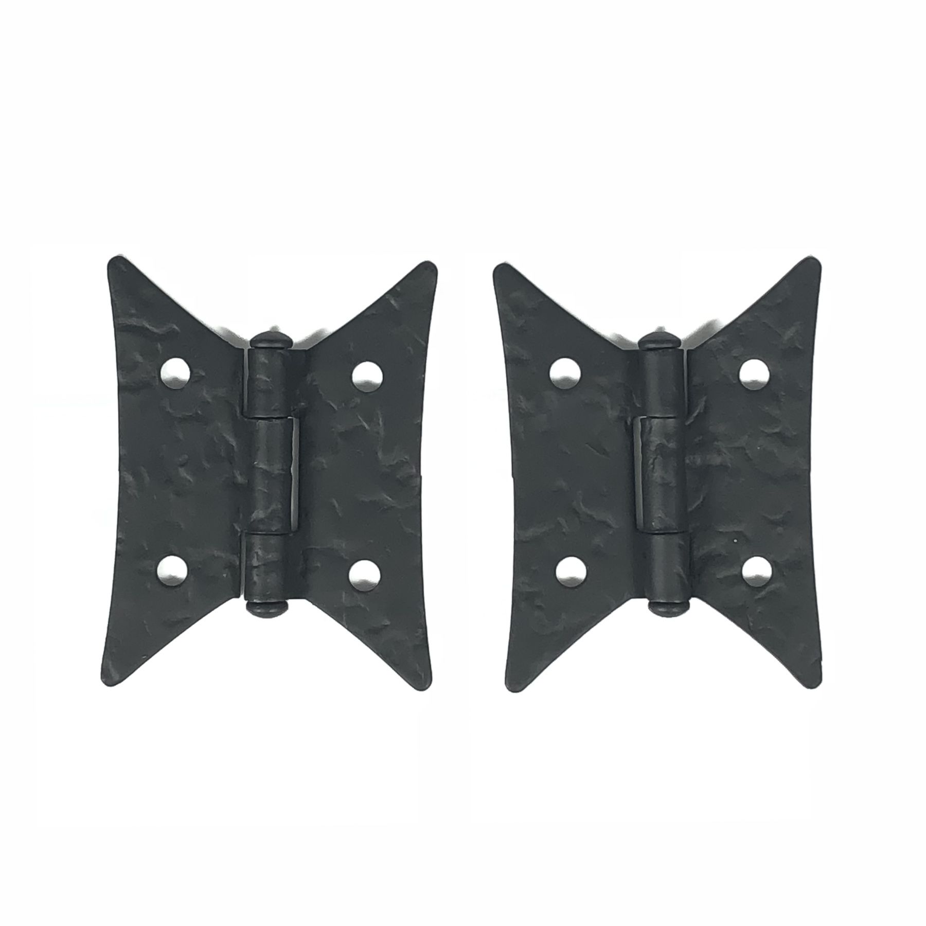 Rough Butterfly Hinge, Pair