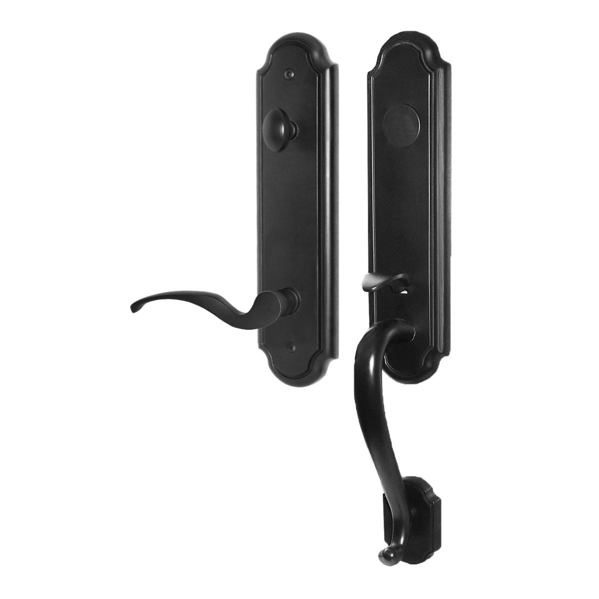 Left Hand Handle & Lever Entrance Dummy Set