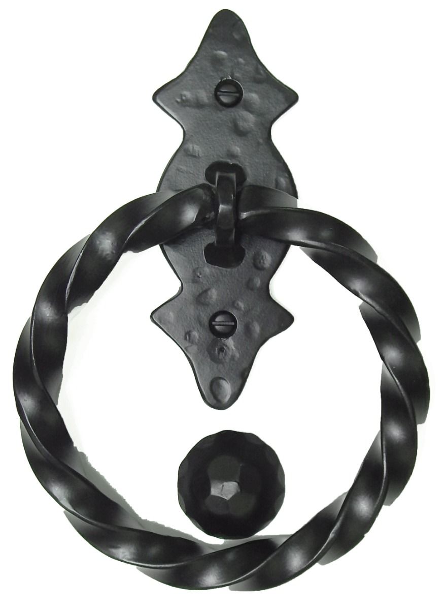 6 Point Back Twisted Ring Knocker